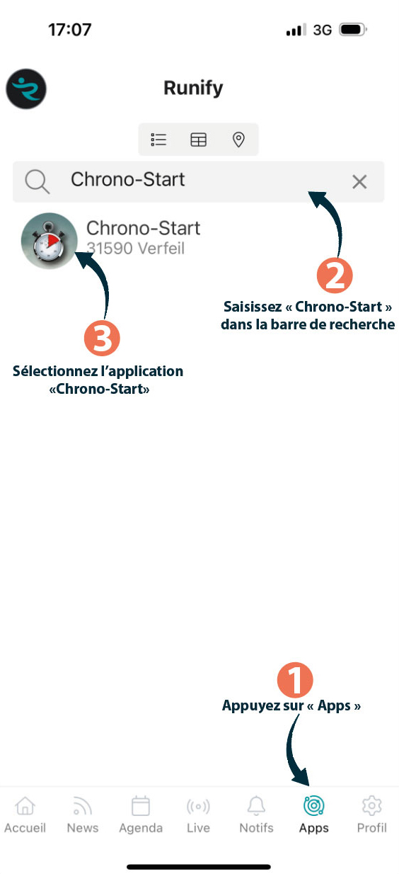 Contact Chrono-Start - inscription et chronométrage évènement sportif