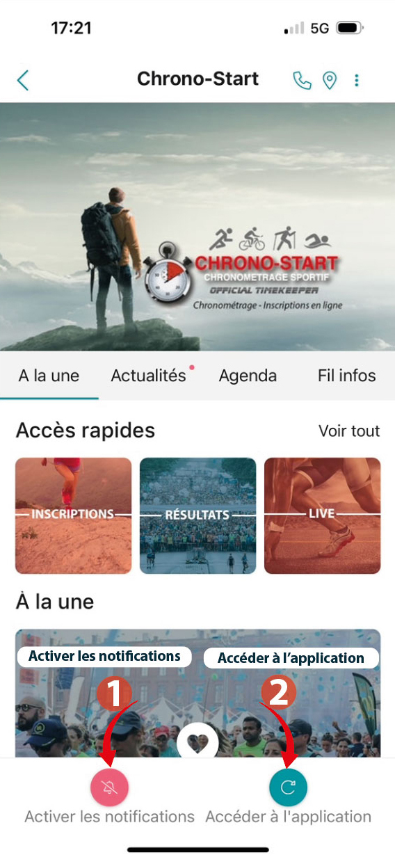 Contact Chrono-Start - inscription et chronométrage évènement sportif